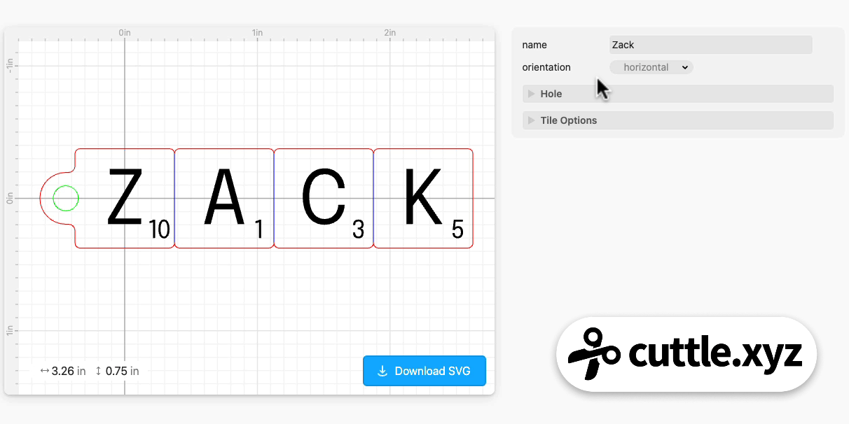 Cuttle: Generate Personalized SVG Cut Files in seconds