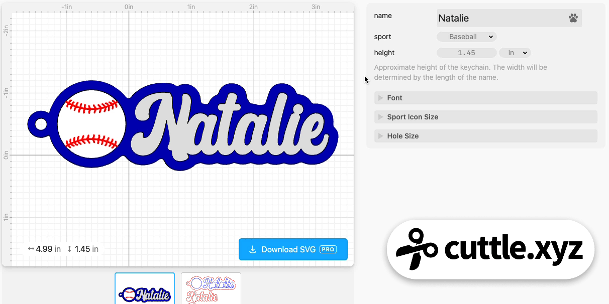 Cuttle: Generate Personalized SVG Cut Files in seconds